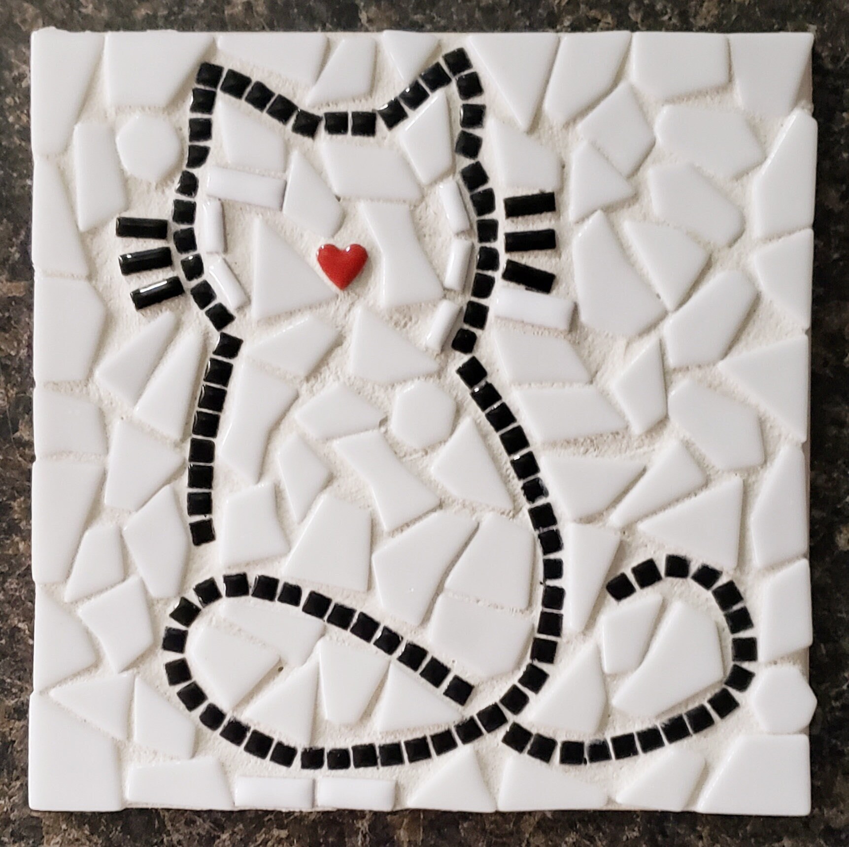 Cat, Craft, Kit, Mosaic, Cat Gifts, Craft Kits for Adults, Pets, Cat ...