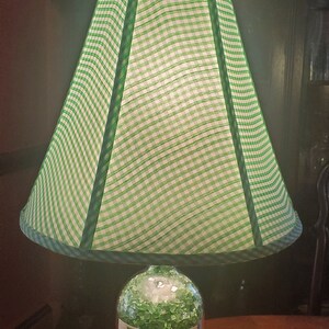 Green House Artisan Gin Lamp With Green Lave Rocks With Green ...