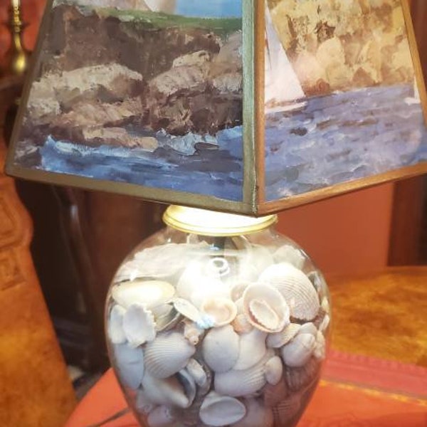 Sea Shell Lamp - Etsy