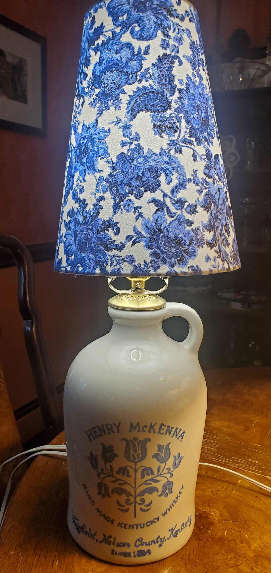 Henrey Mckenna Whiskey Fairfield, Nelson County, Kentuckey Jug Lamp ...