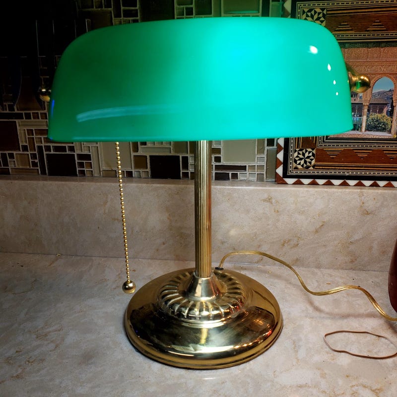Bankers Lamp - Etsy