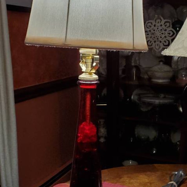 Red Lamp - Etsy
