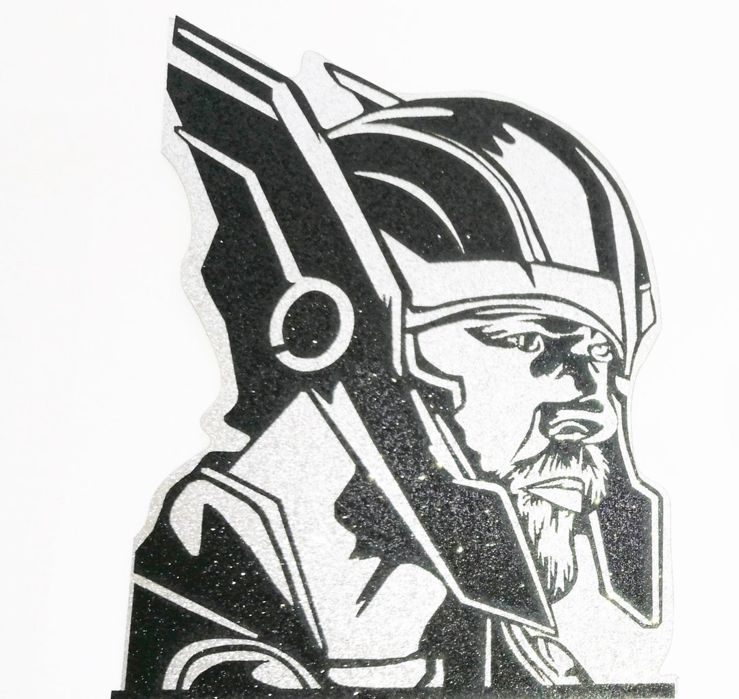 Thor Face 3D Avenger Logo Comic Marvel Avengers Inspired Custom Happy ...