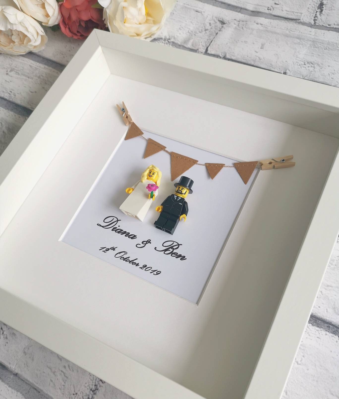 Customised Personalised Lego Minifigure Wedding Anniversary | Etsy