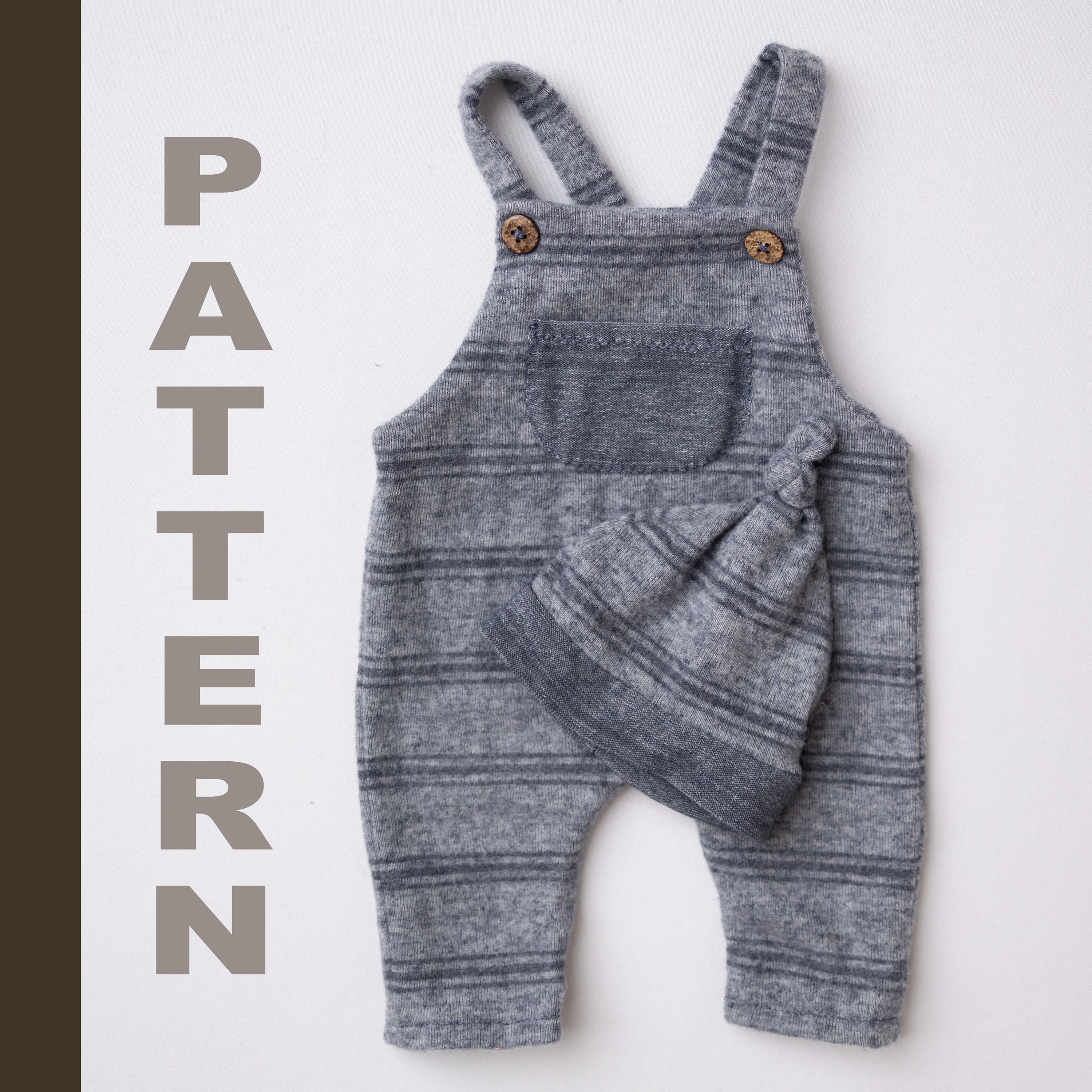 Overalls SEWING PATTERN, DIY, Digital Download, Newborn Photography ...