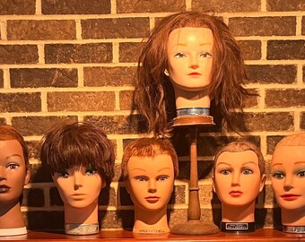 Large Plaster Head From a Mannequin, Art Deco Style - Etsy