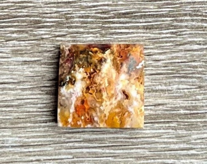 Angel Wing Plume Agate, Graveyard Point, E. Oregon/ Idaho, 24x24x8.0mm ...