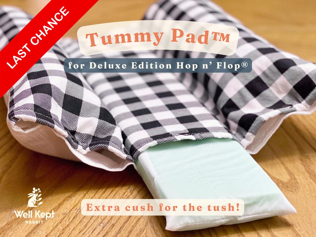 Tummy Pad™ for Deluxe HOP N FLOP® Snuggle Bed | Adds Cushion | a ...