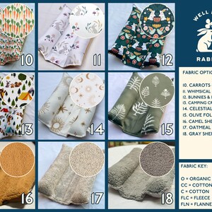 Deluxe Hop N' Flop® XL Snuggle Burrow Flop Bed for Bunny Rabbits ...