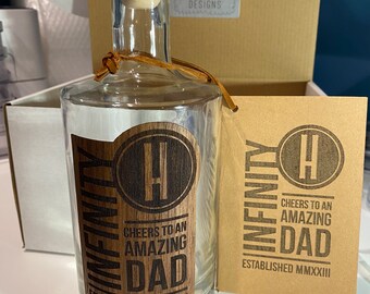 Infinity Whiskey Bottle Personalized - Etsy