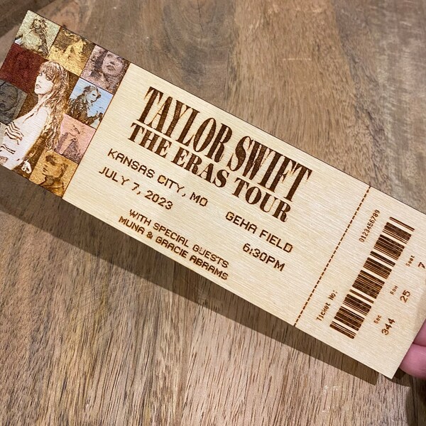 Eras Tour Ticket Etsy