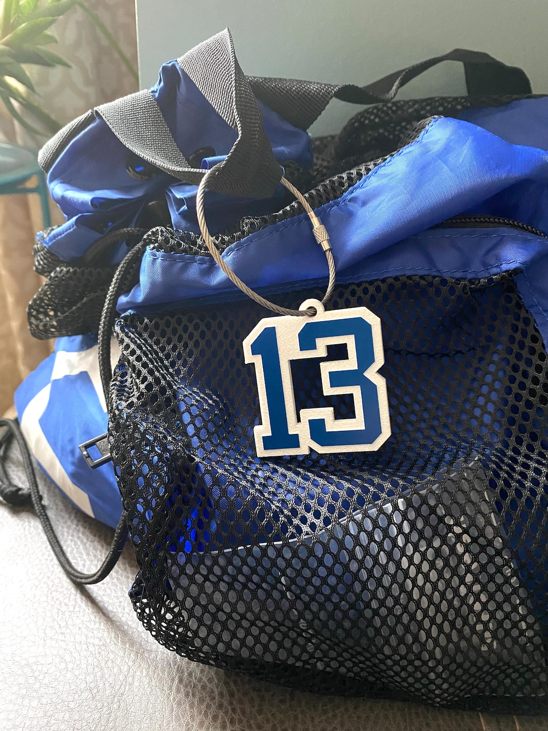 Player Number Bag Tag | Baseball | Soccer | Football | Volleyball ...
