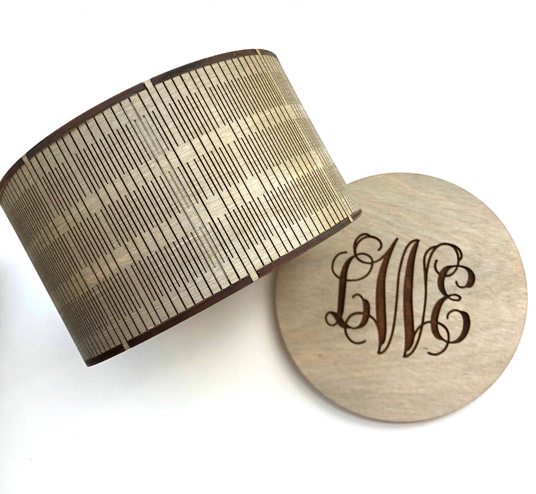 Handmade Monogram Wood Storage Box|custom Storage Box|monogram Jewelry ...