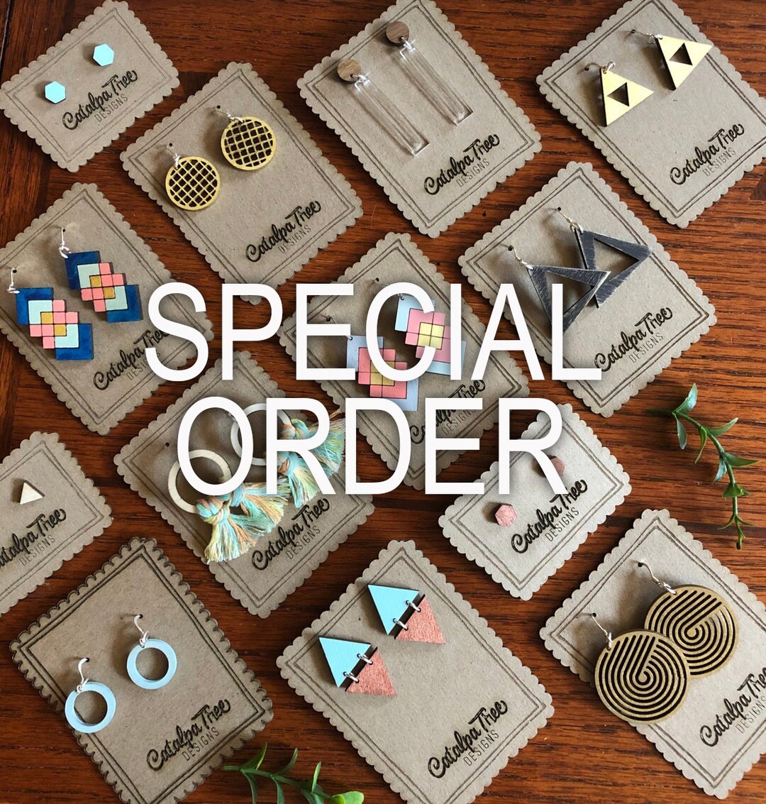 Special Order for JD - Etsy