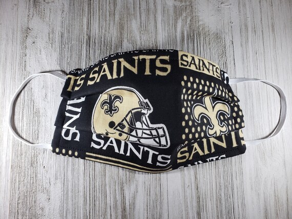 Saints Face Mask Cotton Reusable Washable Reversible | Etsy
