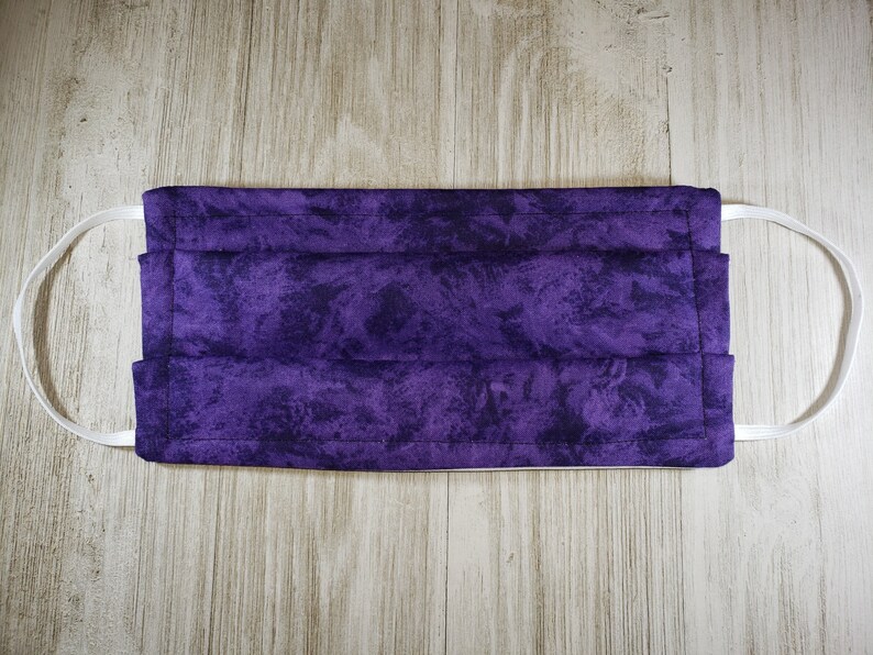 LSU Face Mask Cotton, Reusable, Washable, Reversible, Triple Layer ...