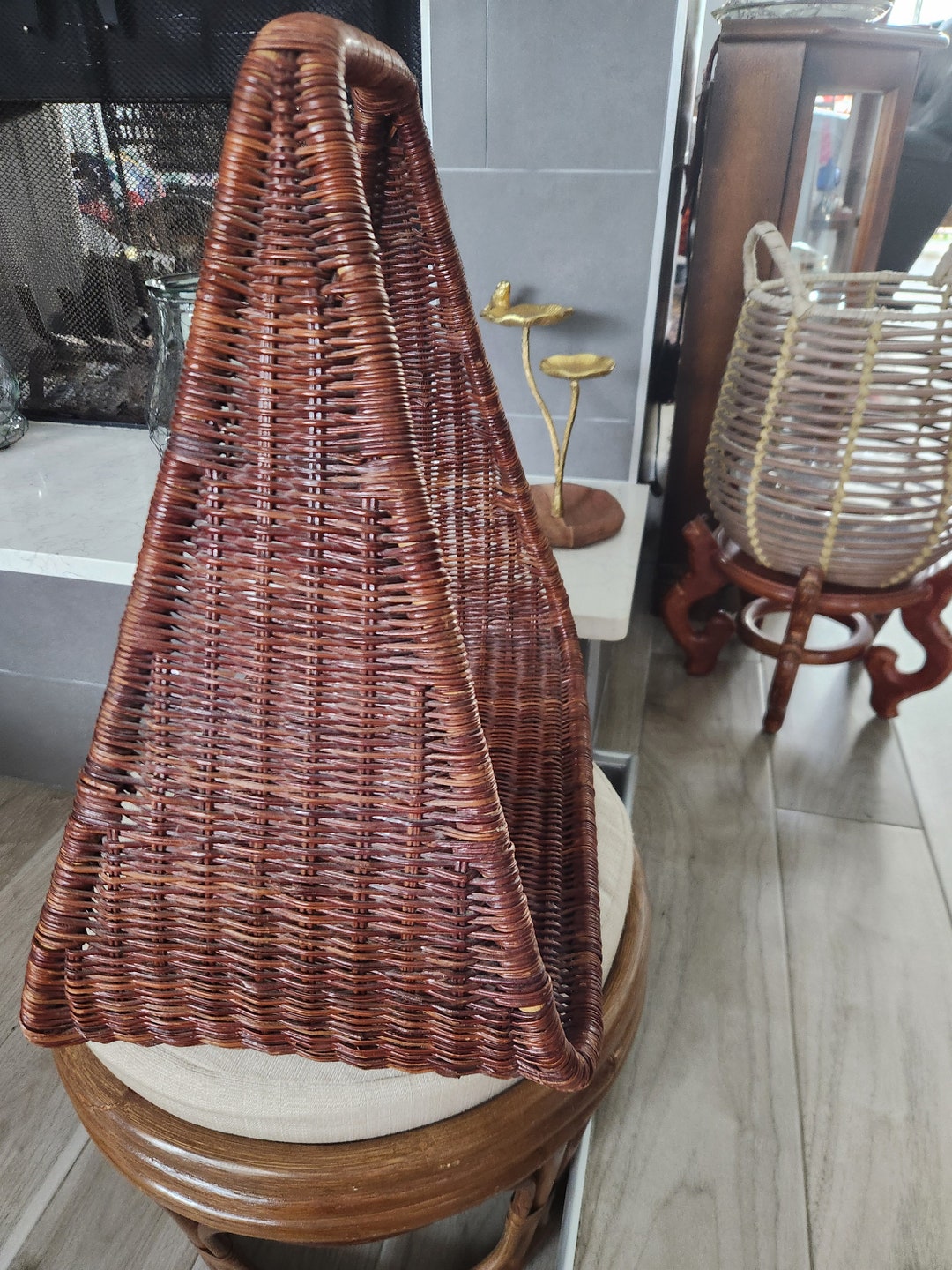 MCM Magazine Basket - Etsy