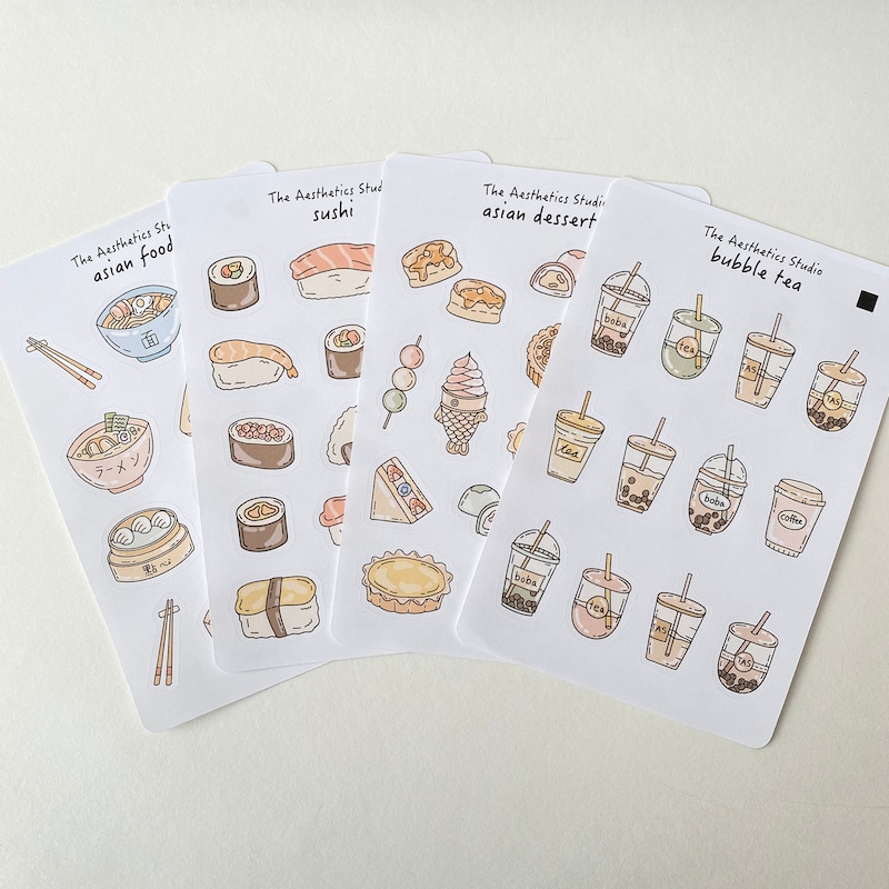 Food Stickers - Etsy