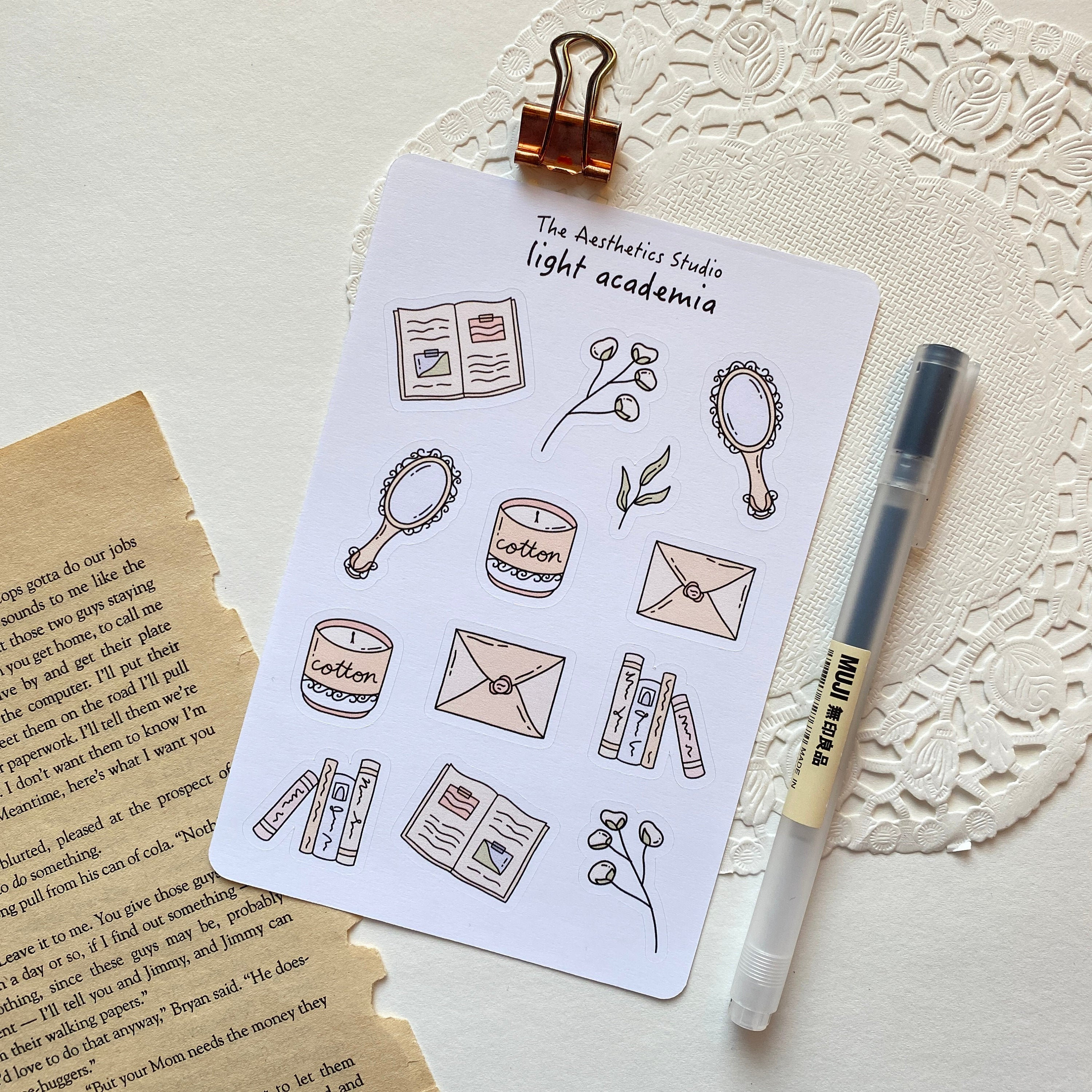 Stickers, Labels & Tags Stickers Paper Planner Bullet Journal Matte ...