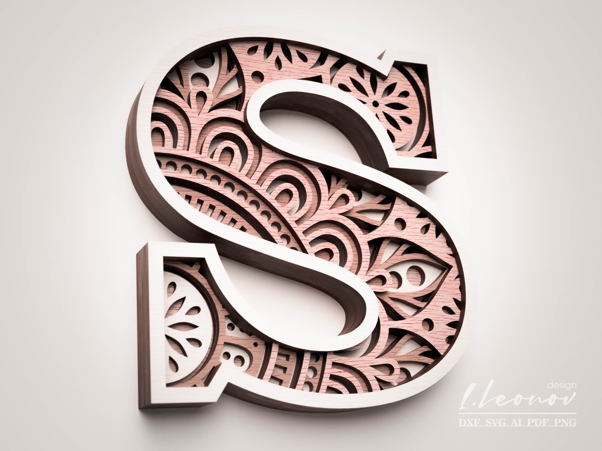 Laser Cut DXF Letter S DXF Alphabet Letter S Laser Cut - Etsy
