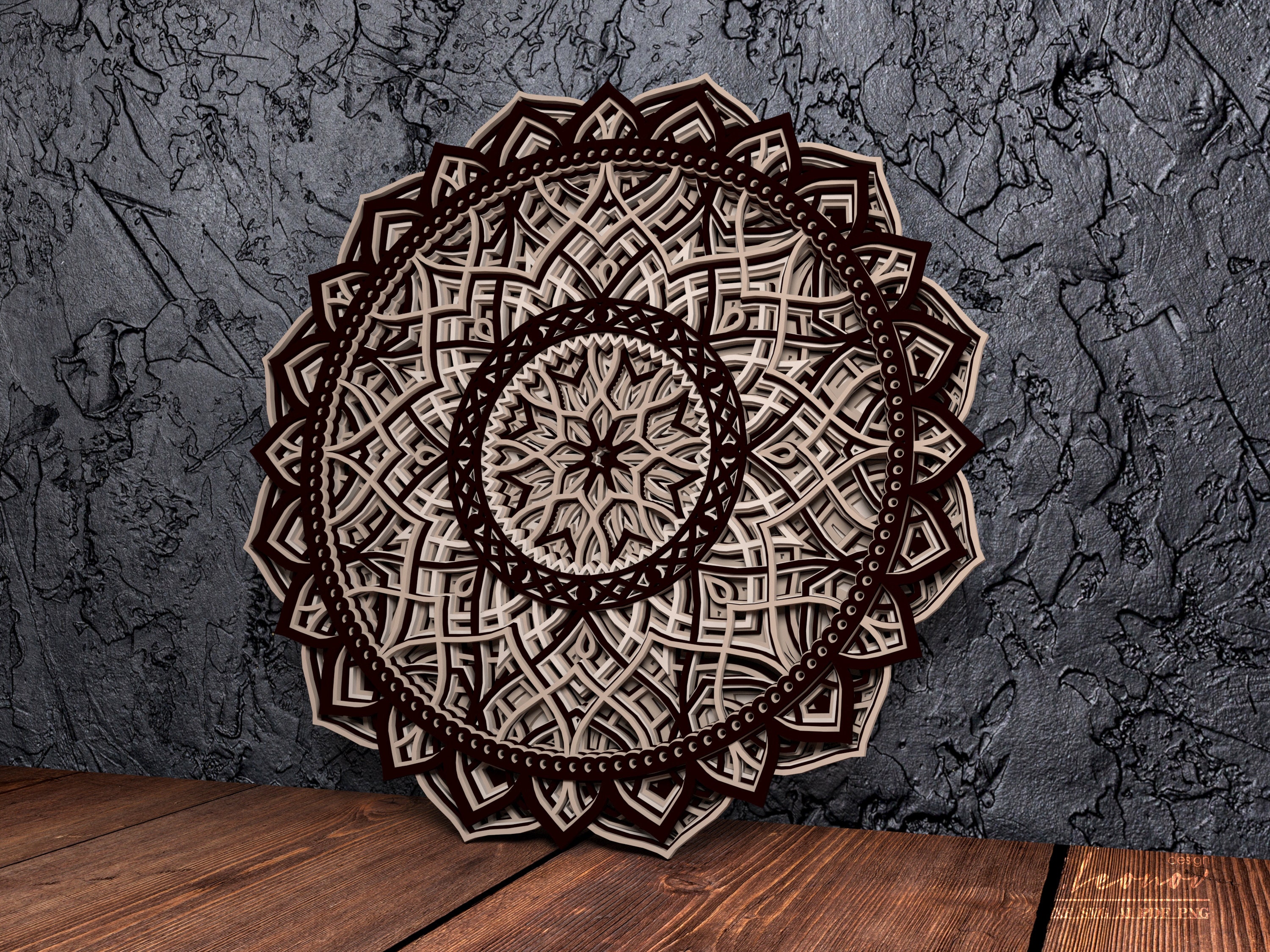 Digital File, Mandala DXF File, DXF File for Laser Cut, Layered Dxf ...