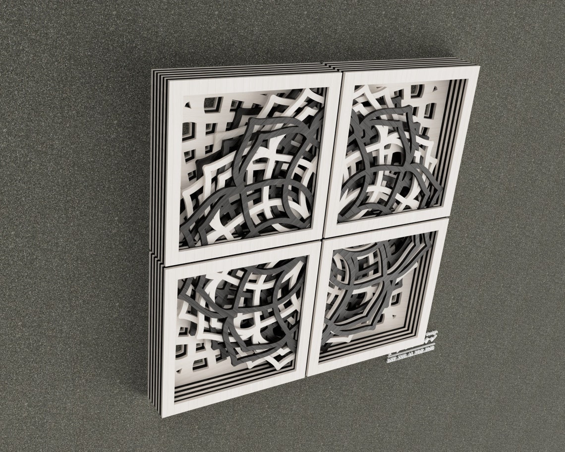 Digital File, Mandala DXF File, DXF File for Laser Cut, Layered Dxf ...