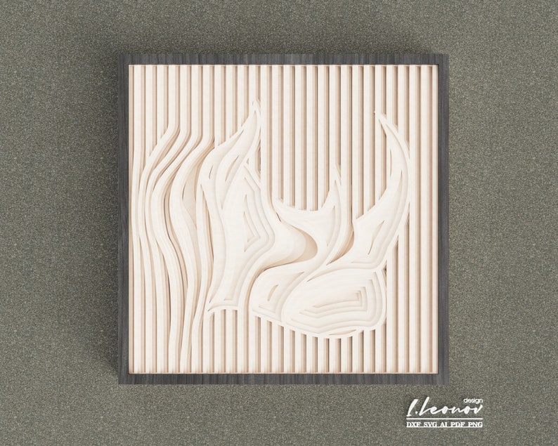 Digital File, Multilayer Rhino DXF File, DXF File for Laser Cut ...
