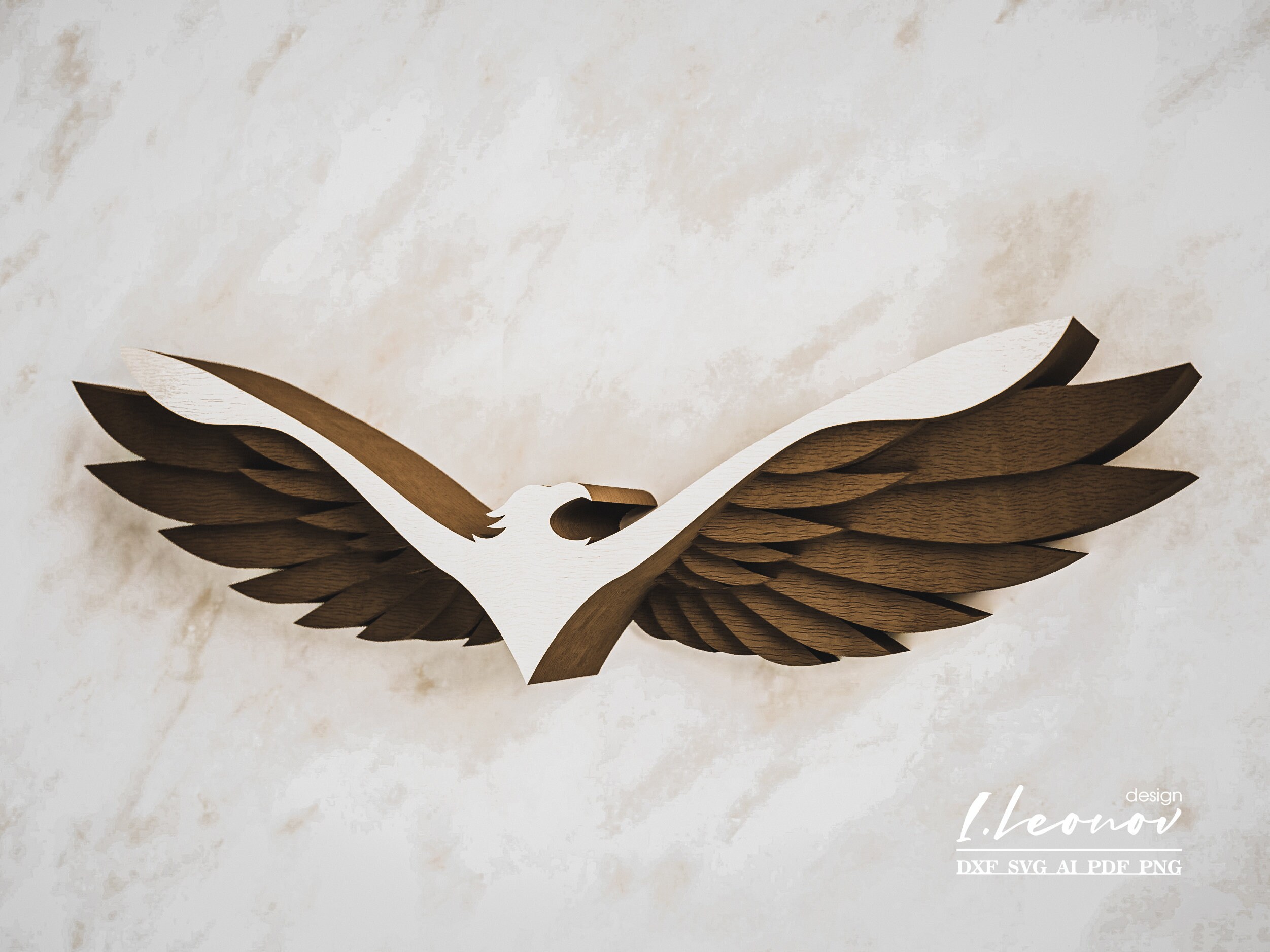 Multilayer Phoenix Laser Cut File SVG Ai EPS Dxf Laser Cut - Etsy