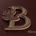 Laser Cut DXF Letter B DXF Alphabet Letter B Laser Cut - Etsy
