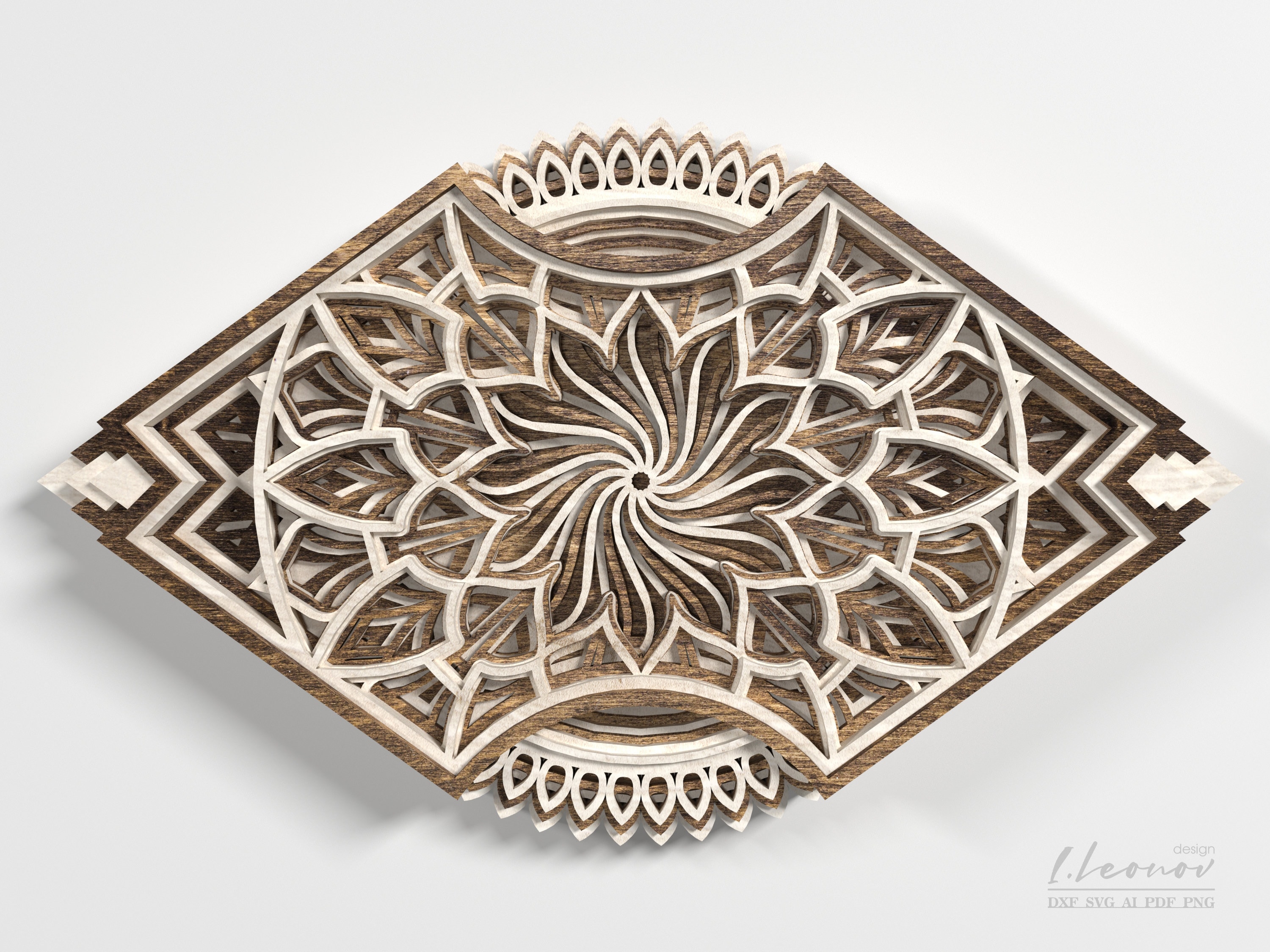 Multilayer Laser Cut Dxf File Dxf File for Laser Cut Paper | Etsy Canada