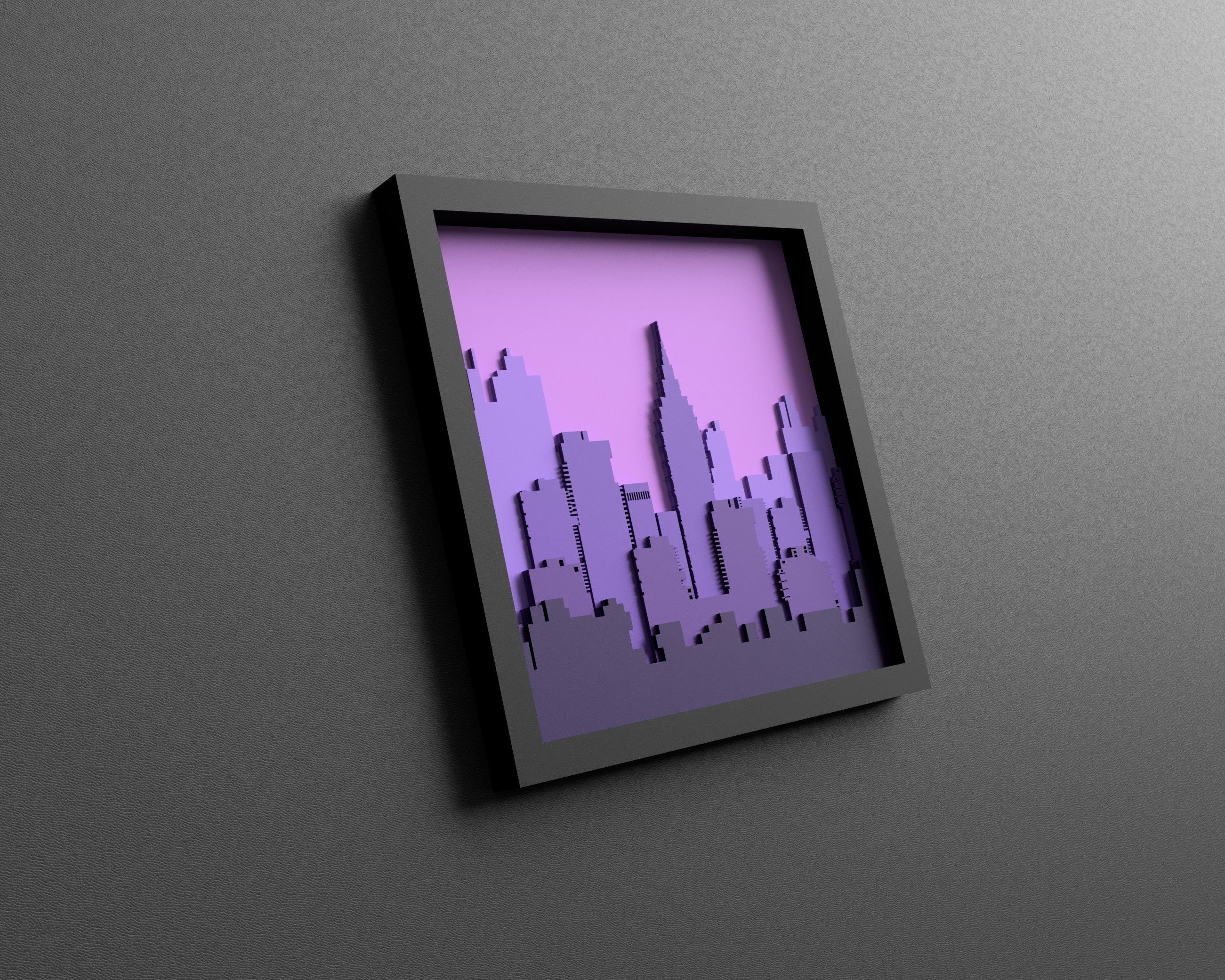 Digital File, Multilayer City DXF File, DXF File for Laser Cut, Laser ...