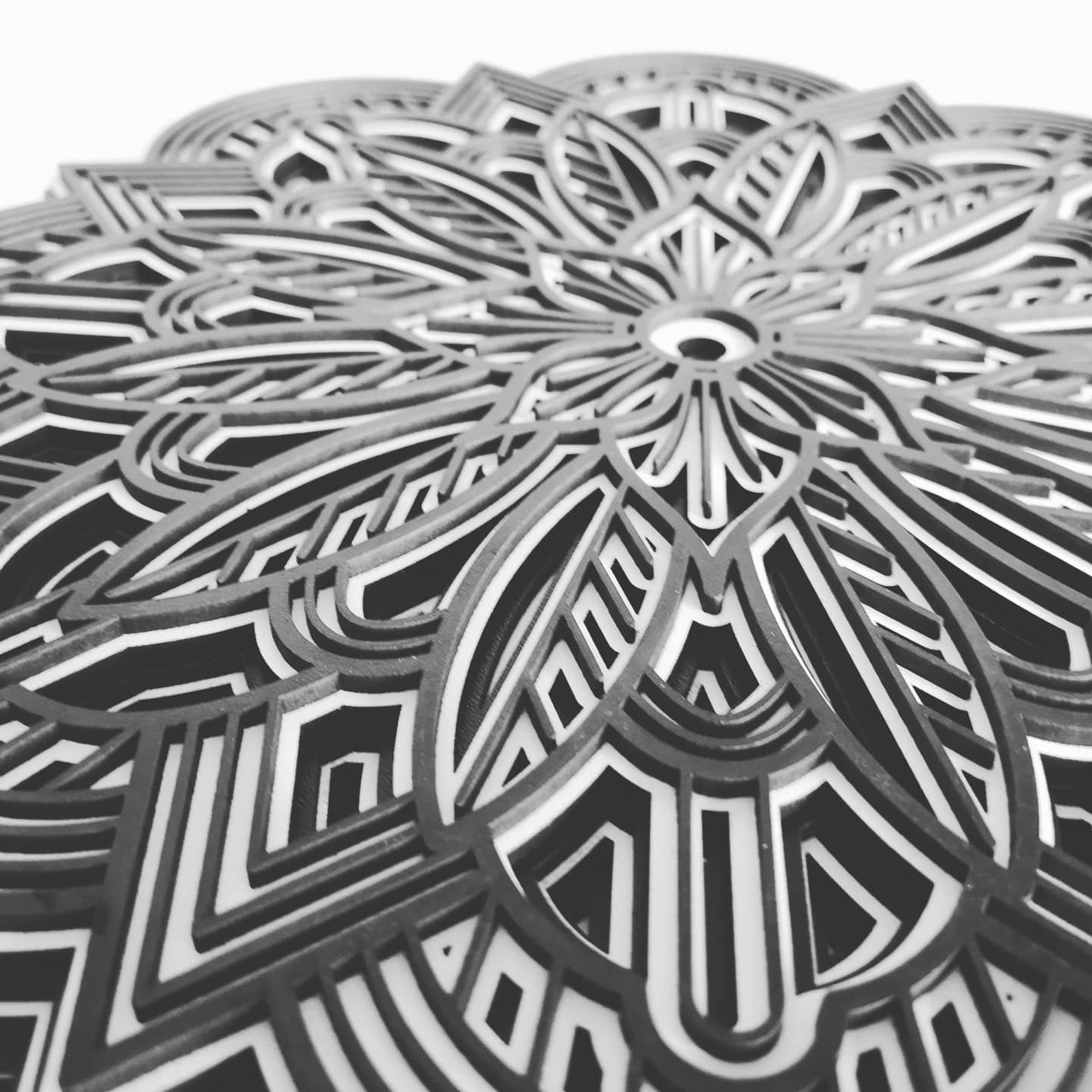 Digital File, Mandala DXF File, DXF File for Laser Cut, Layered Dxf ...