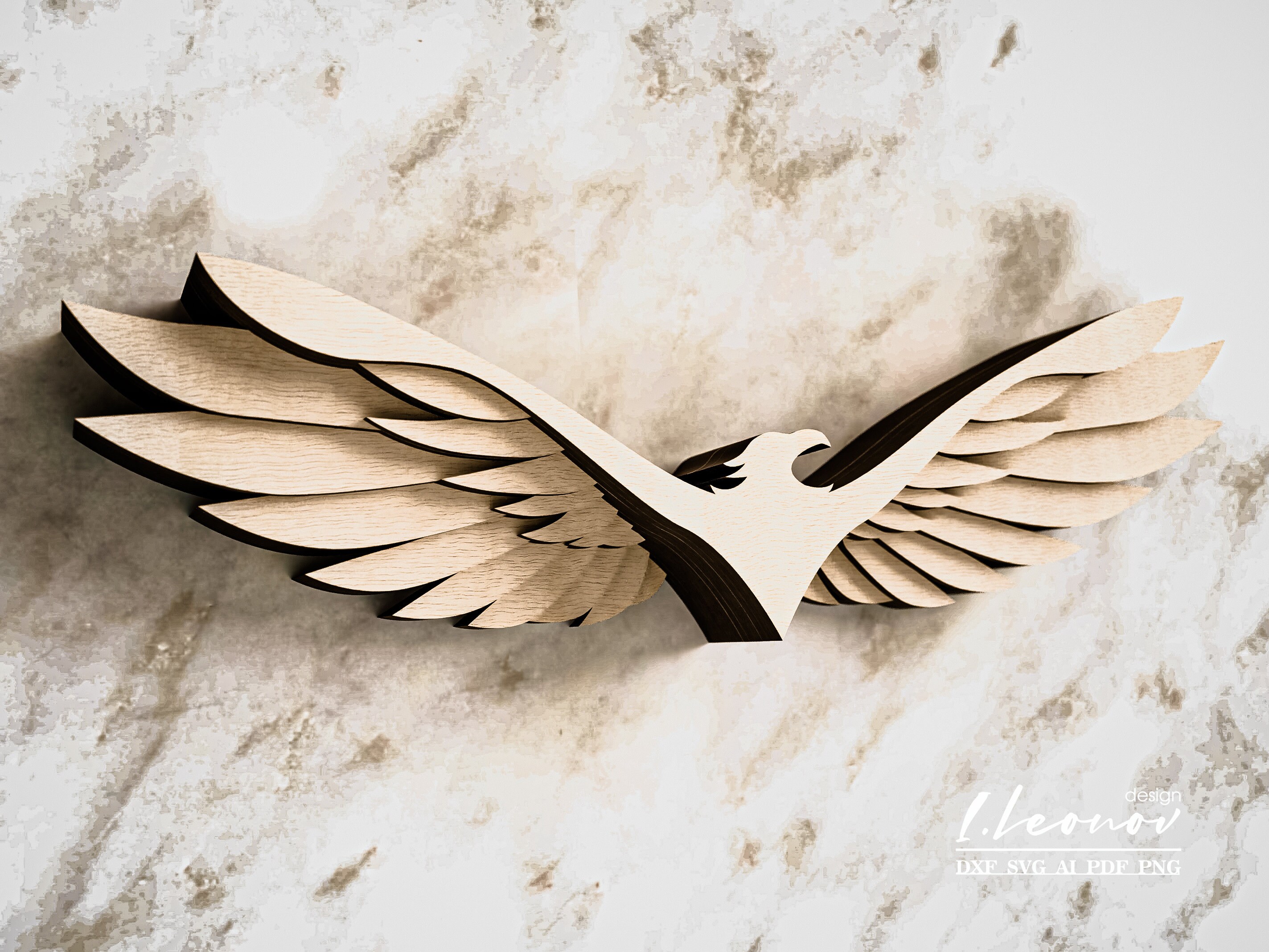 Multilayer Phoenix Laser Cut File SVG Ai EPS Dxf Laser Cut | Etsy