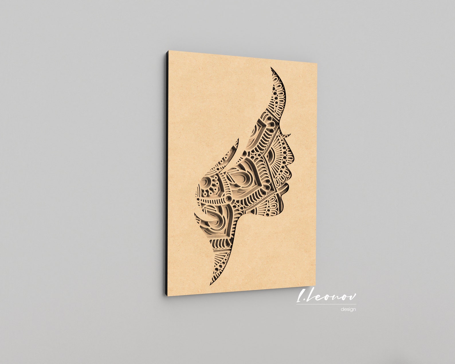 Multilayer Laser Cut File Women Dxf File SVG Ai EPS Dxf - Etsy