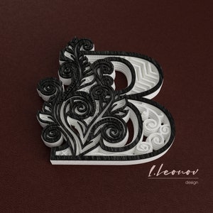 Laser Cut DXF Letter B DXF Alphabet Letter B, , Laser Cut Letter ...