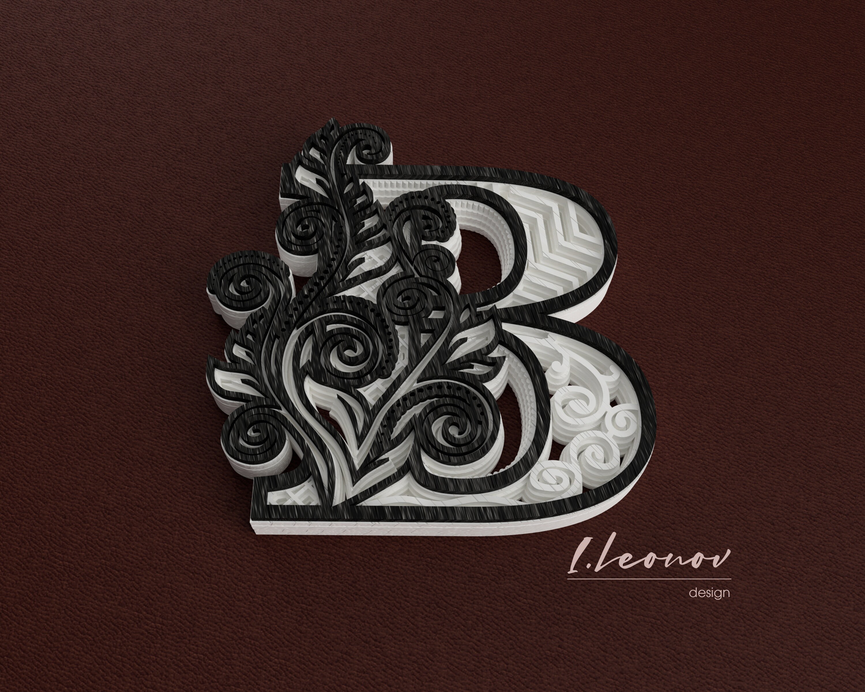 Laser Cut DXF Letter B DXF Alphabet Letter B Laser Cut - Etsy Canada