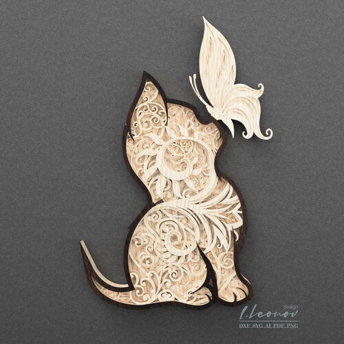 Owl Multilayer Project for Laser Cutting. Digital Layer Wall - Etsy
