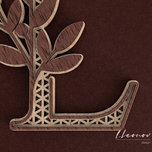 Laser Cut DXF Letter L DXF Alphabet Letter L, Laser Cut Letter ...