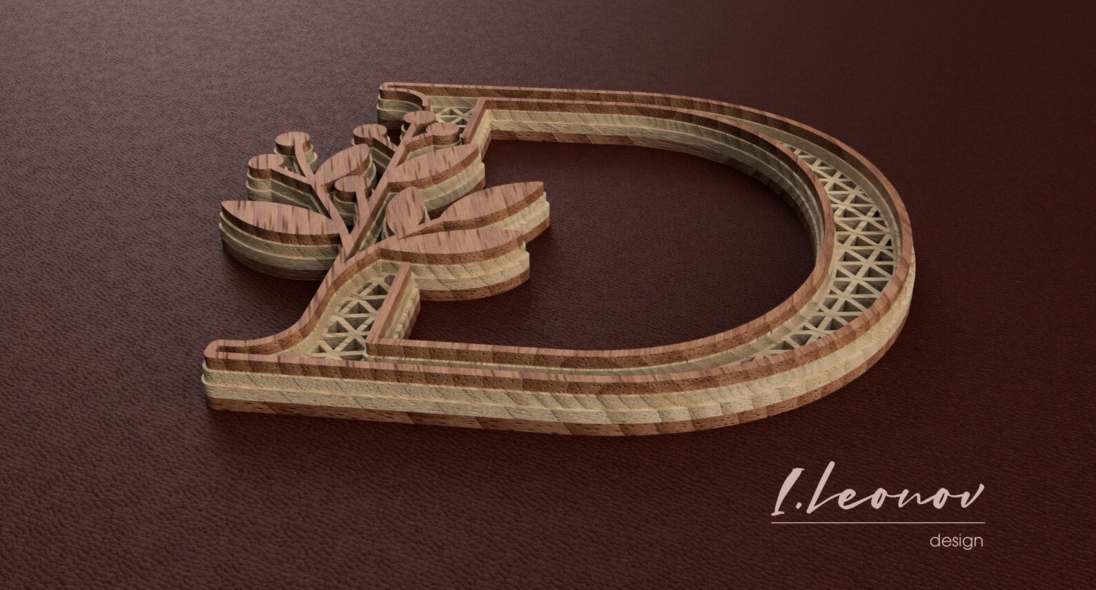 Laser Cut DXF Letter D DXF Alphabet Letter D Laser Cut - Etsy