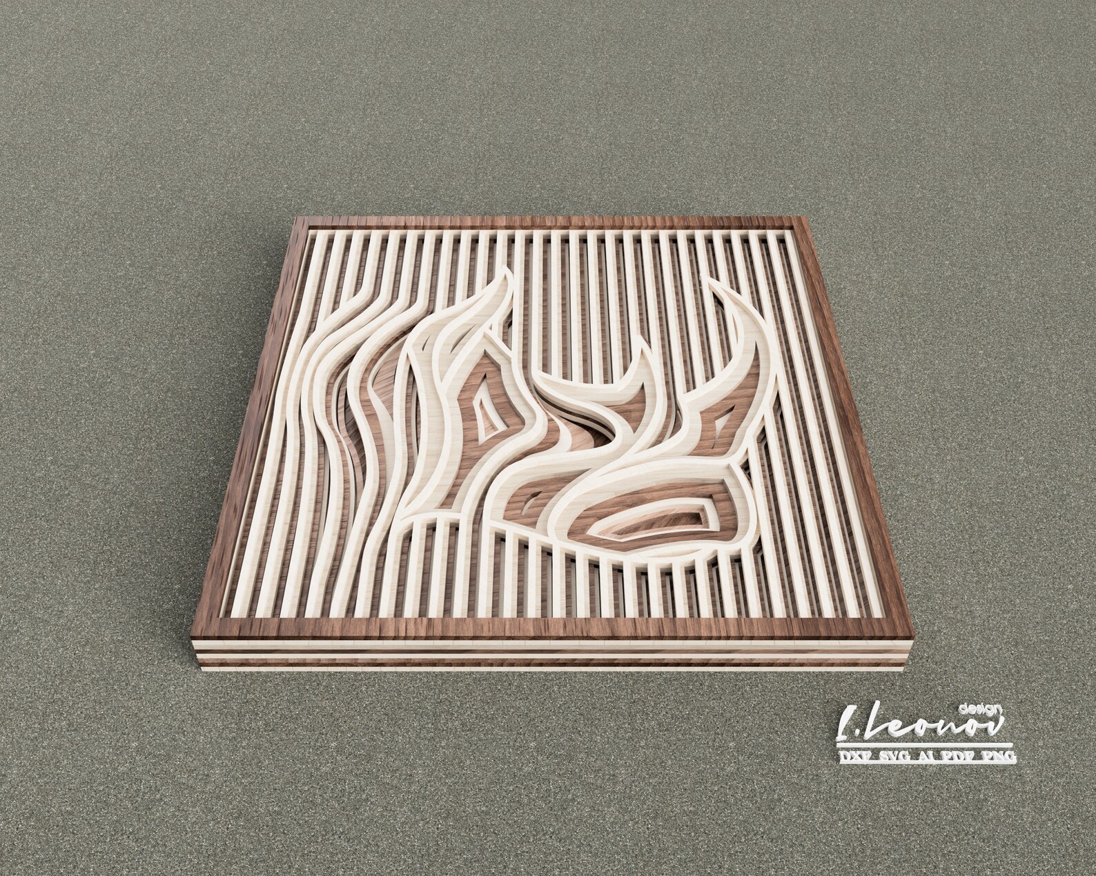 Digital File Multilayer Rhino DXF File DXF File for Laser | Etsy