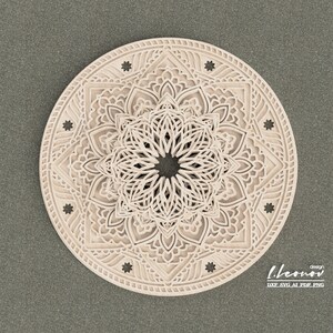 Digital File, Mandala DXF File, DXF File for Laser Cut, Layered Dxf ...