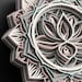 Digital File, Mandala Lotus DXF File, DXF File for Laser Cut, Layered ...