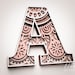 Laser Cut DXF Letter A DXF Alphabet Letter A, Laser Cut Letter ...