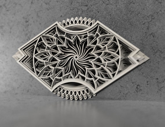 Multilayer Laser Cut Dxf File Dxf File for Laser Cut Paper | Etsy Canada