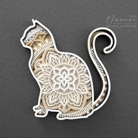 Cat Dxf , Svg , Png , Files , Cat , Wall , Art , Cut , File ...