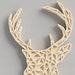 Multilayer Deer Head Laser Cut File SVG Ai EPS Dxf Laser Cut - Etsy