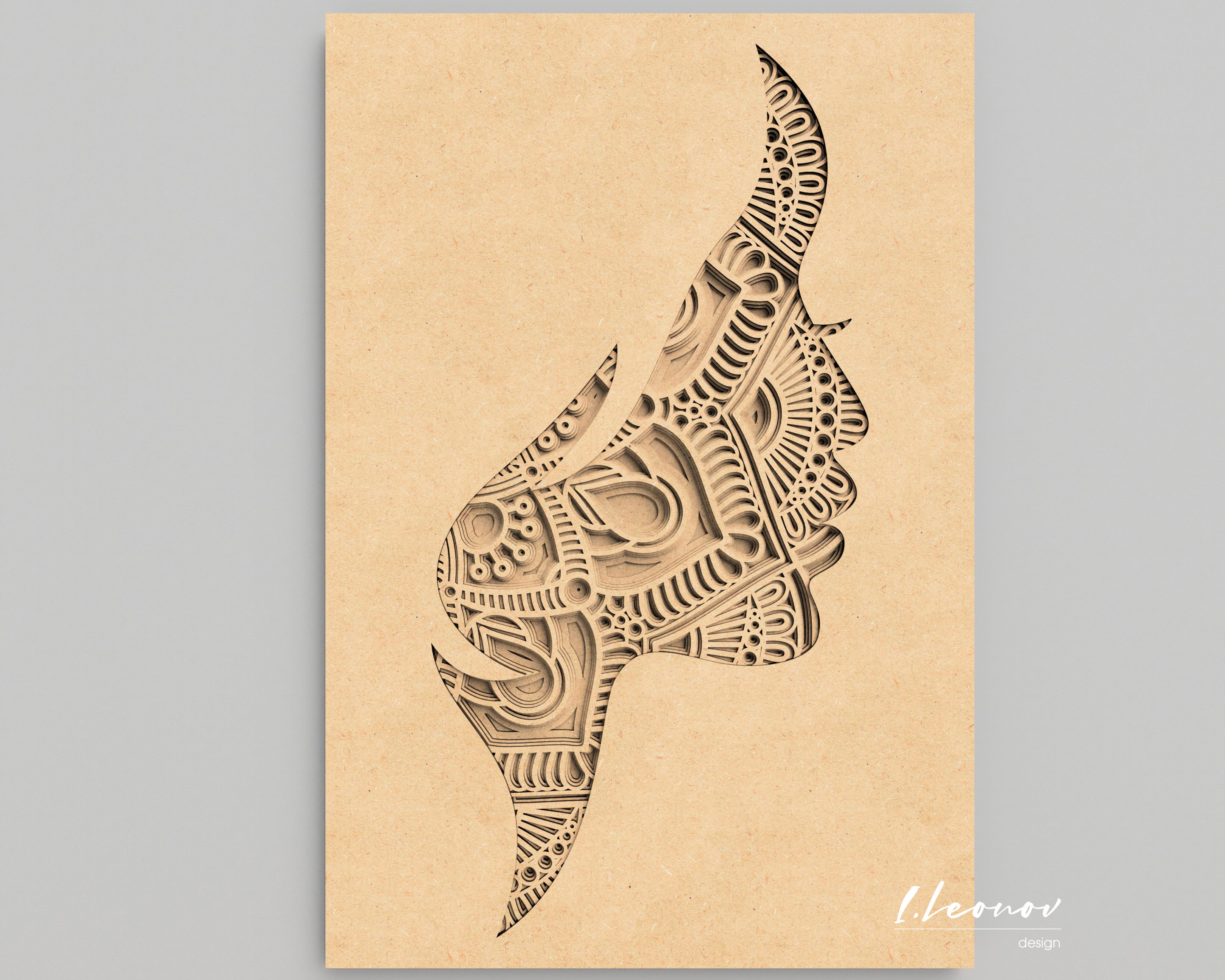 Multilayer Laser Cut File Women Dxf File SVG Ai EPS Dxf - Etsy Australia