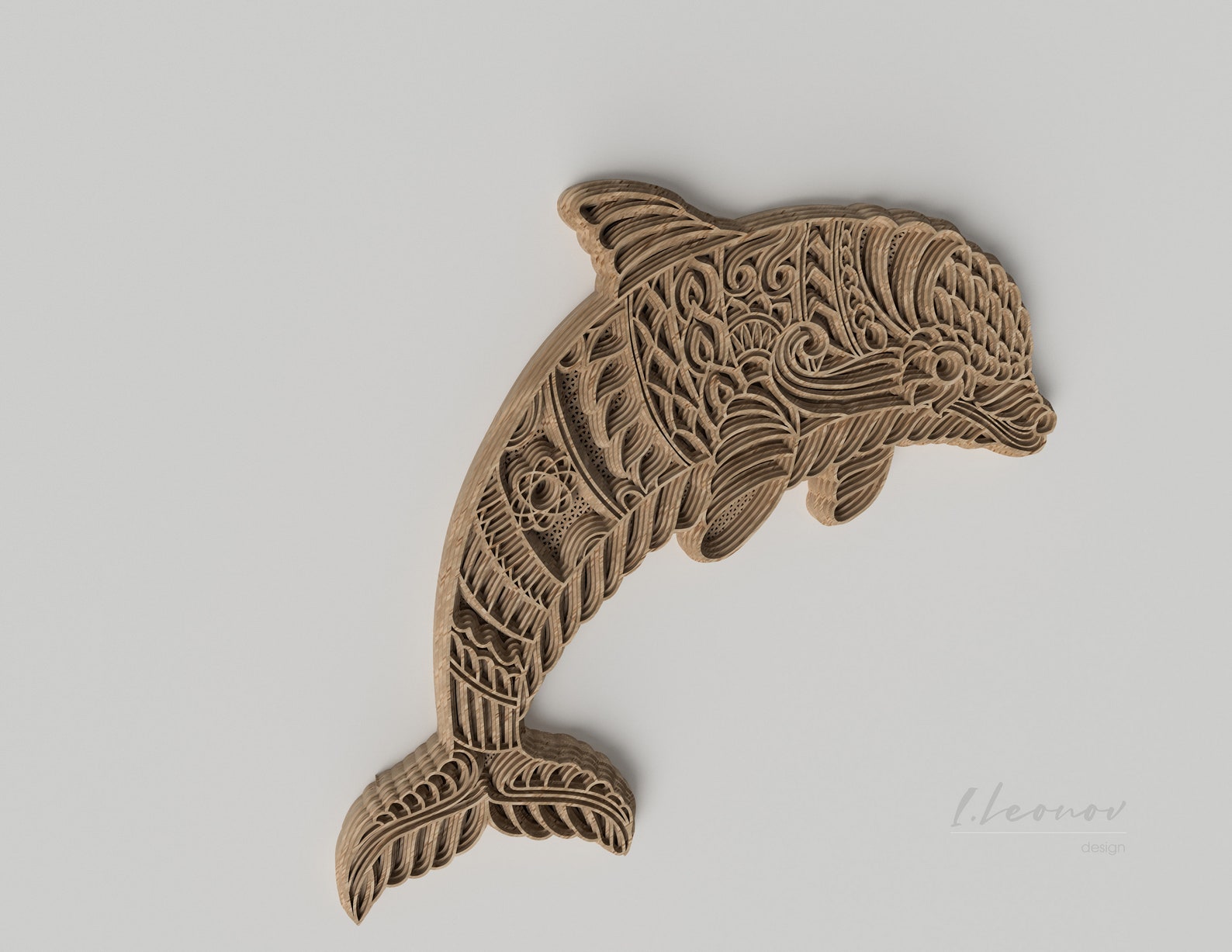 Multilayer Laser Cut File Dxf File for Laser Cut Scroll Saw - Etsy