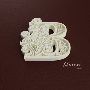 Laser Cut DXF Letter B DXF Alphabet Letter B, , Laser Cut Letter ...