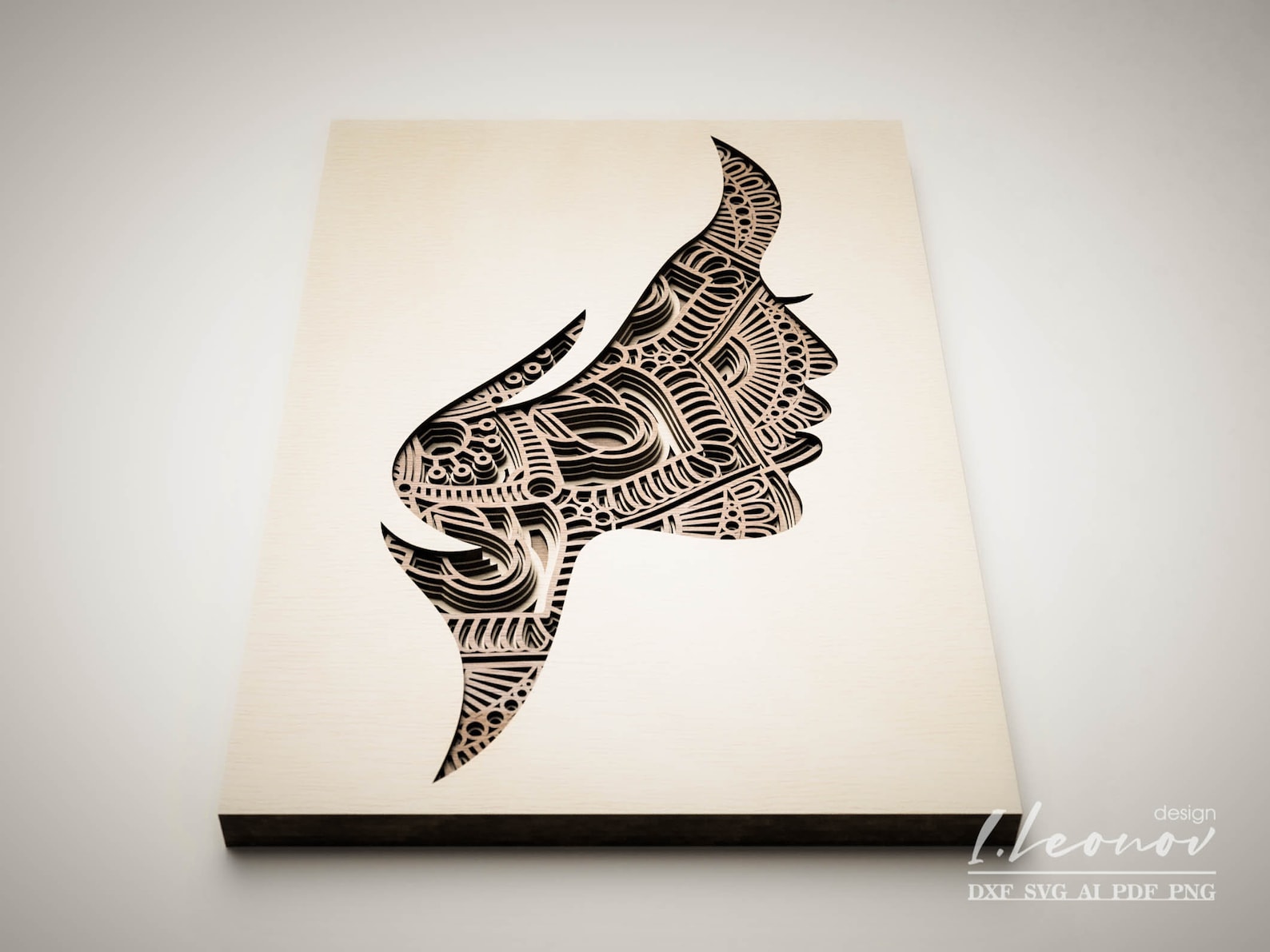 Multilayer Laser Cut File Women Dxf File SVG Ai EPS Dxf - Etsy